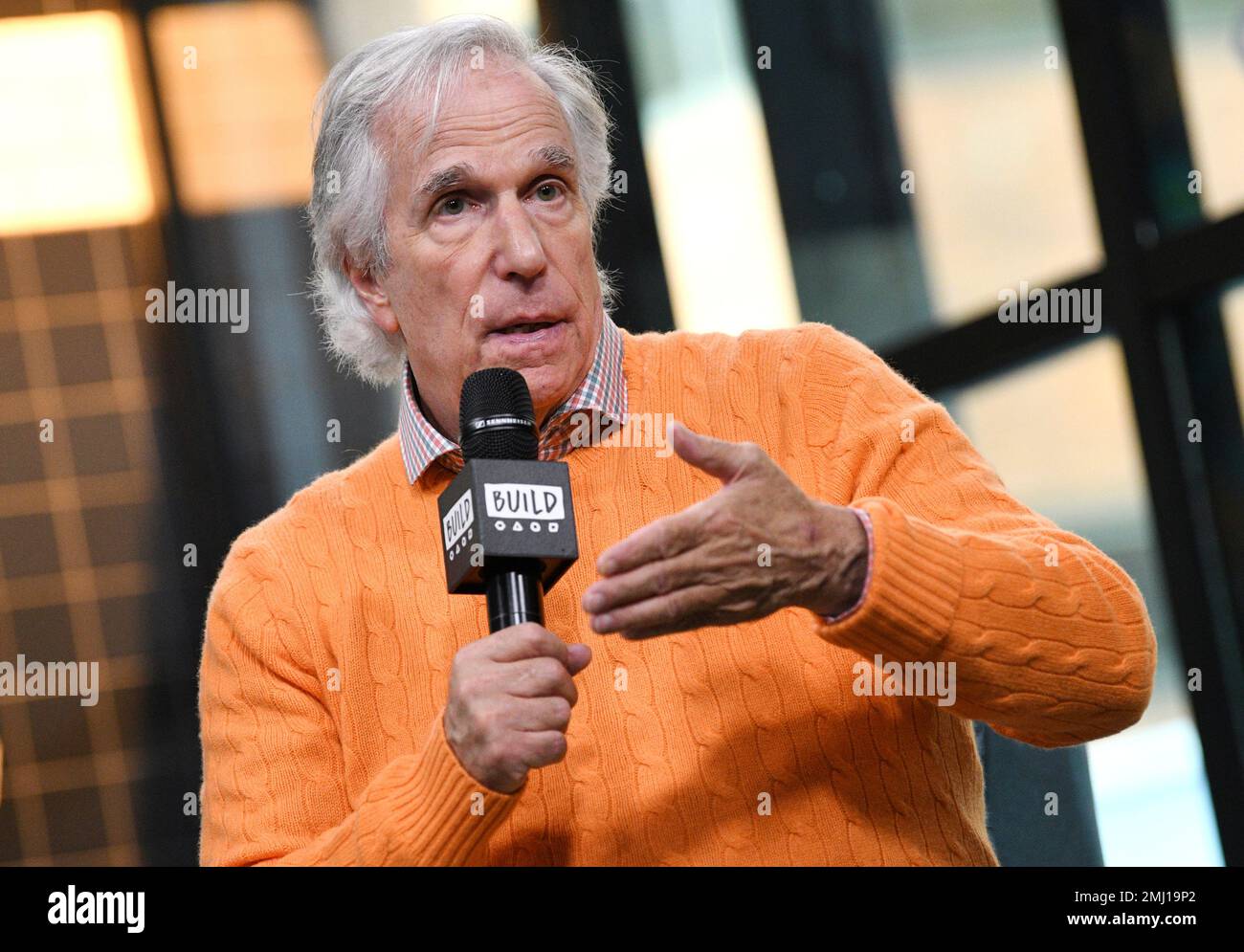 Actor Henry Winkler participates in the BUILD Speaker Series to discuss ...