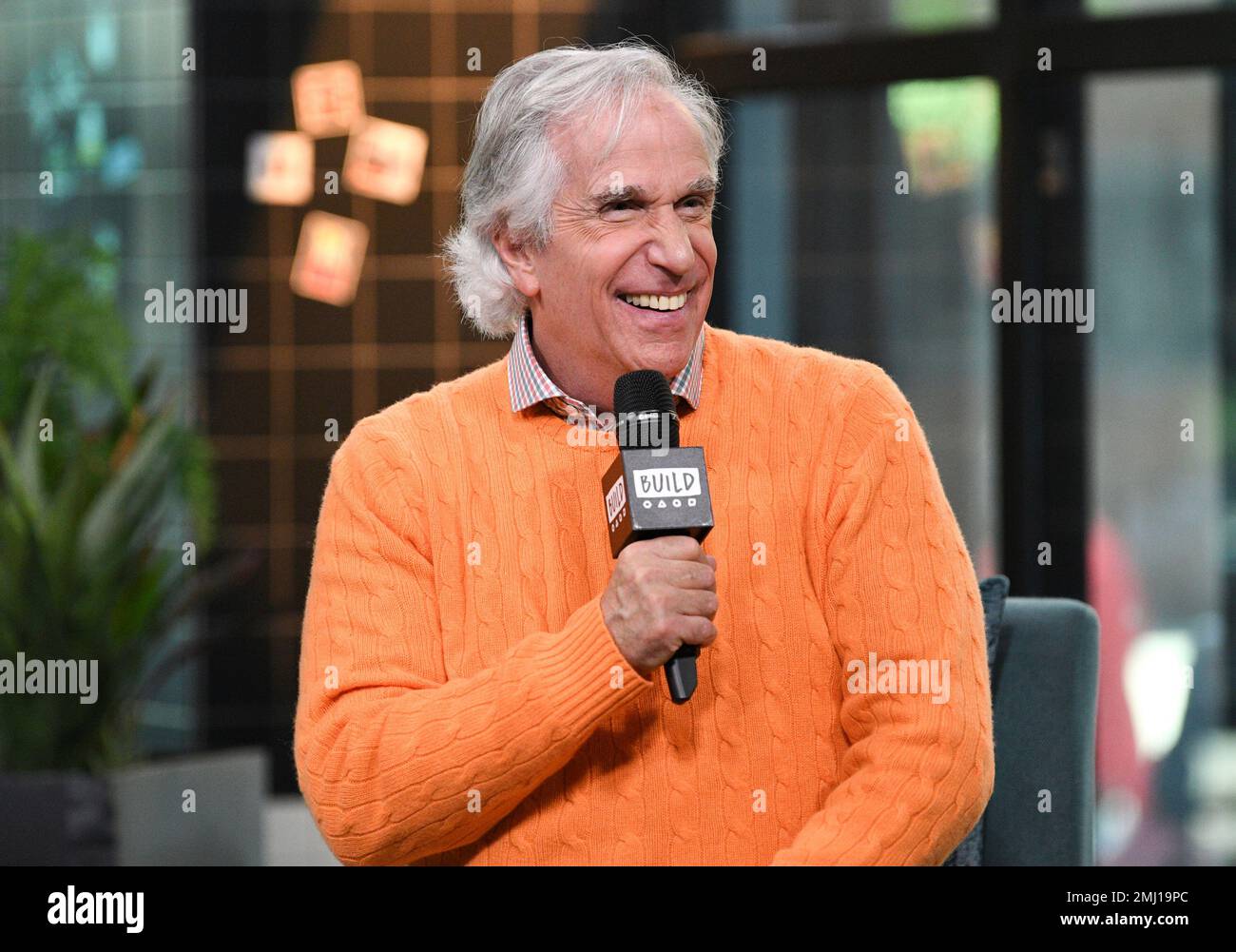 Actor Henry Winkler participates in the BUILD Speaker Series to discuss ...