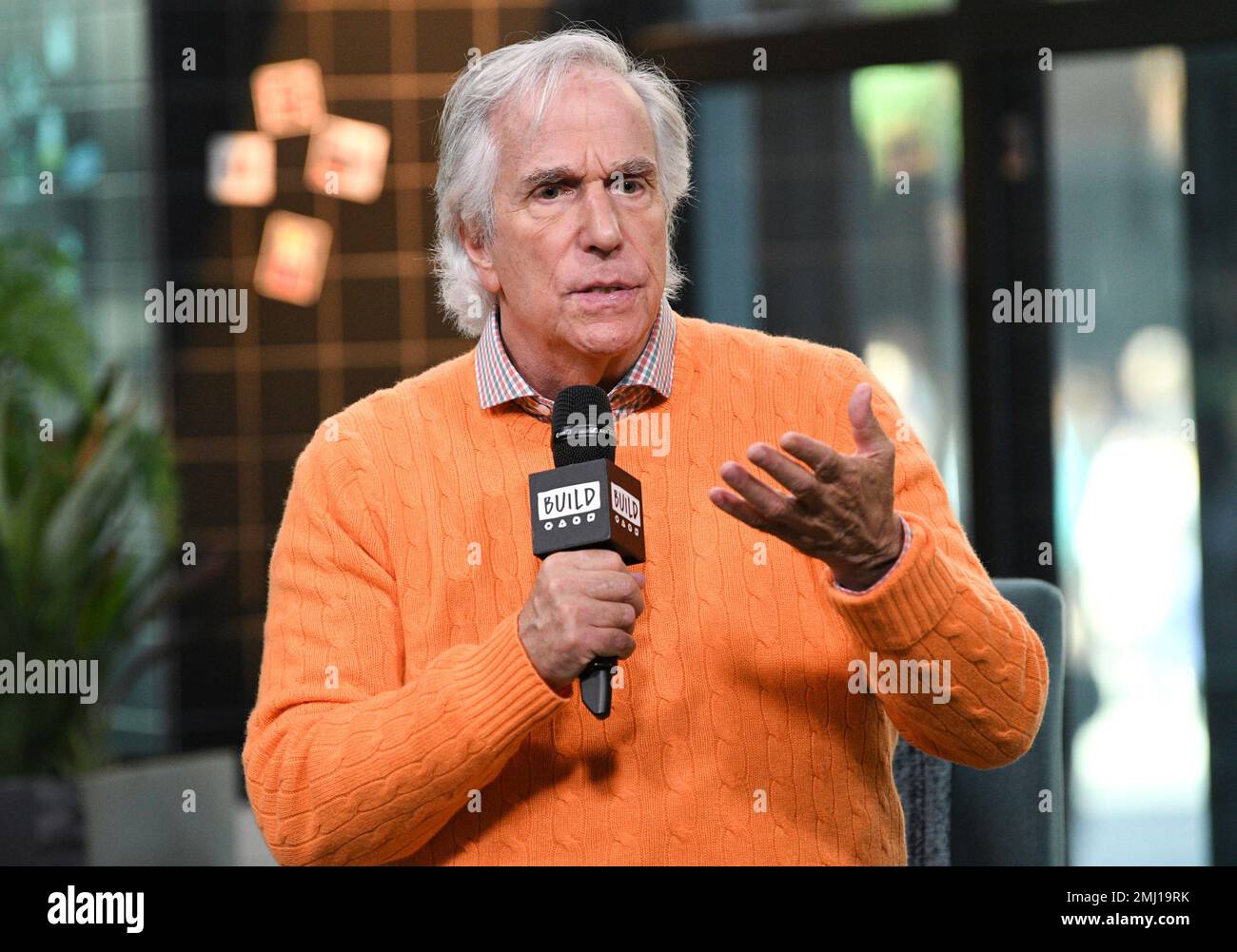 Actor Henry Winkler participates in the BUILD Speaker Series to discuss ...