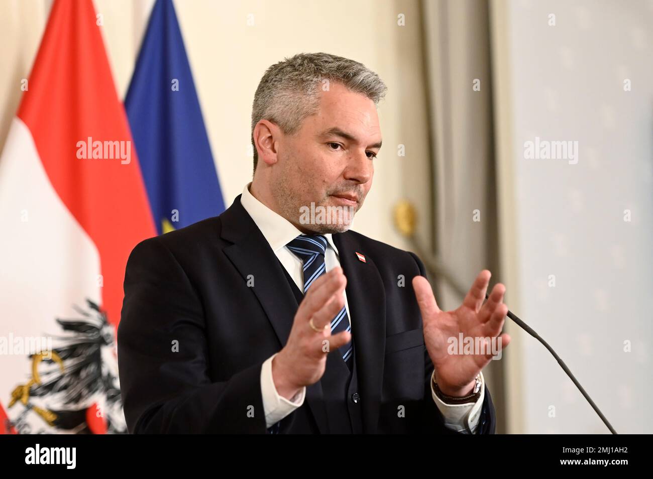 Vienna, Austria. 26th Jan, 2023. Working visit to the Federal ...
