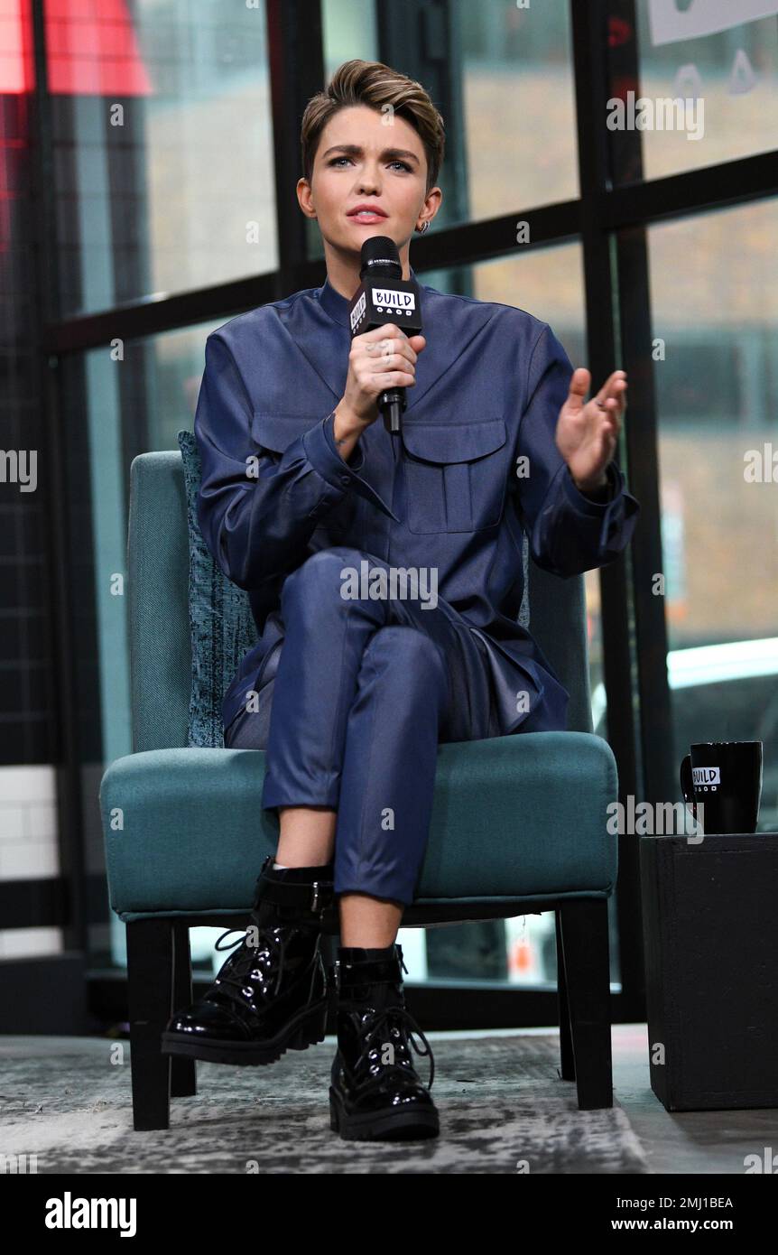 Actress Ruby Rose participates in the BUILD Speaker Series to discuss ...