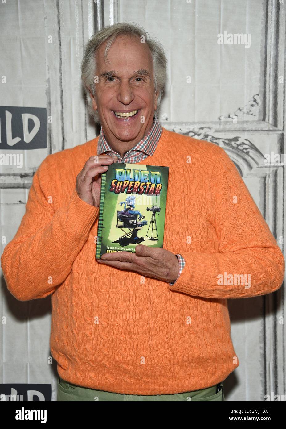 Actor Henry Winkler poses backstage before the BUILD Speaker Series to ...