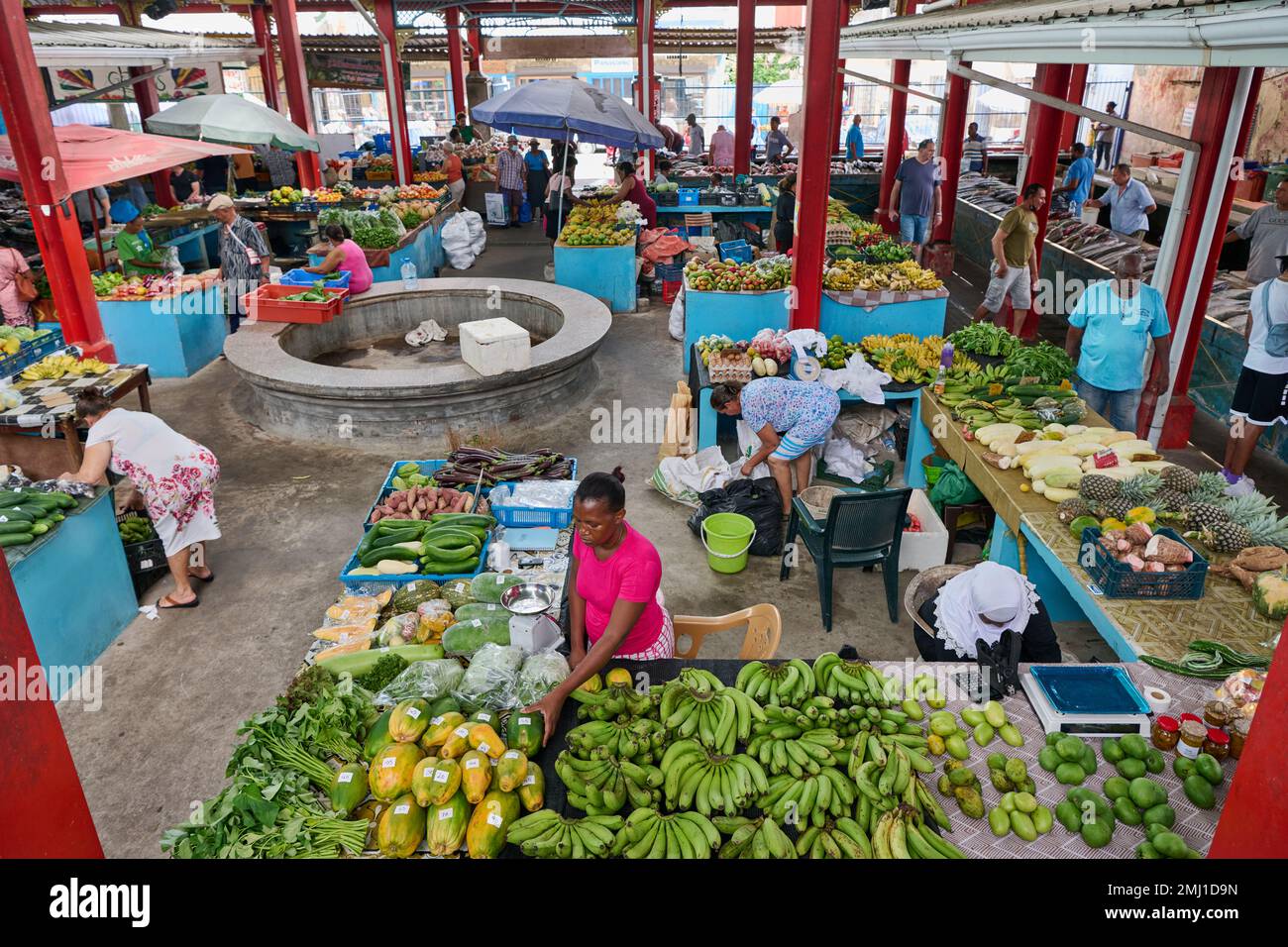 Victoria seychelles market hi-res stock photography and images - Alamy