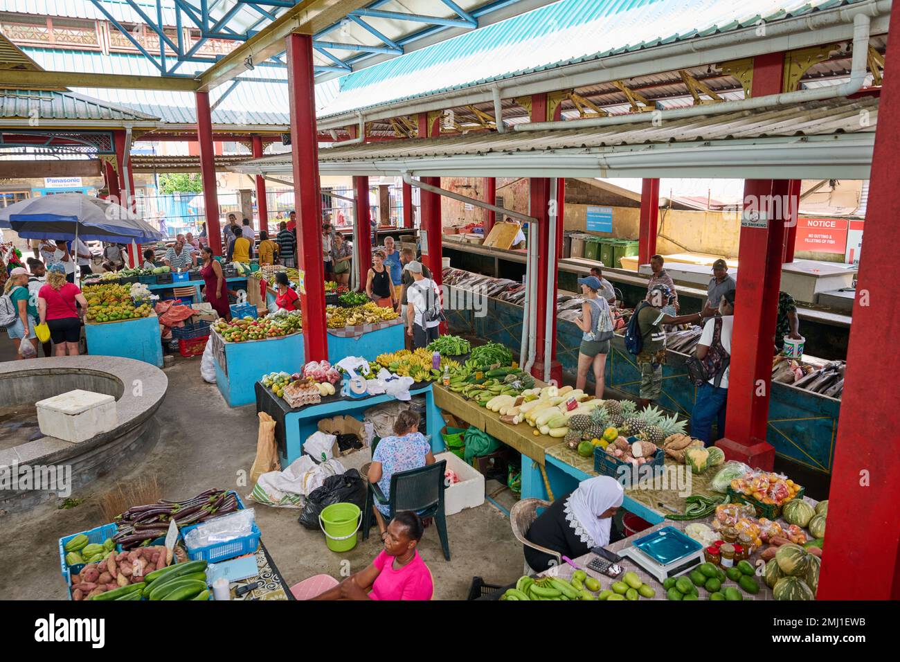 Victoria mahe markt hi-res stock photography and images - Alamy