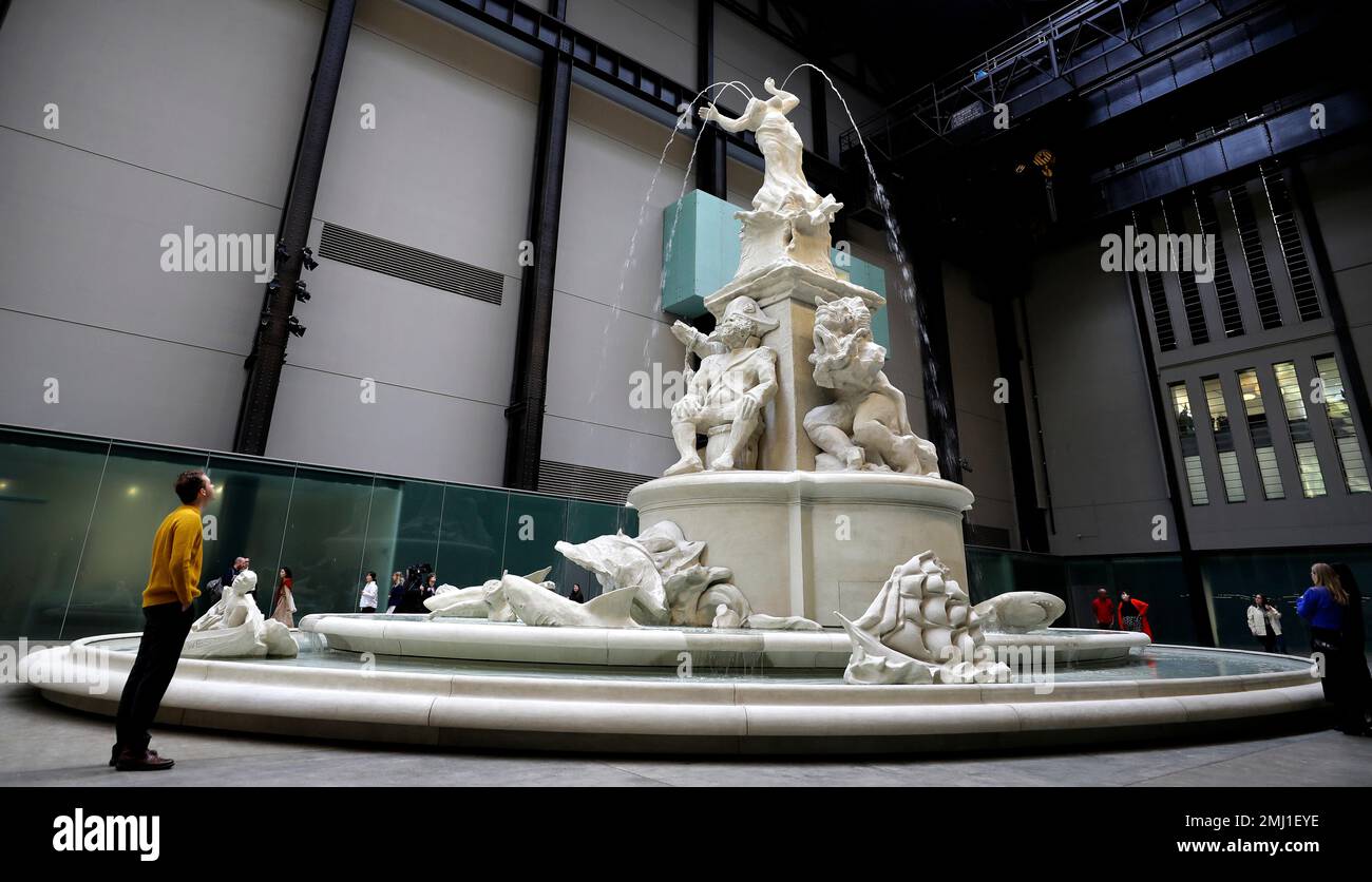 A 13 metre high fountain called 'Fons Americanus' by artist Kara Walker ...