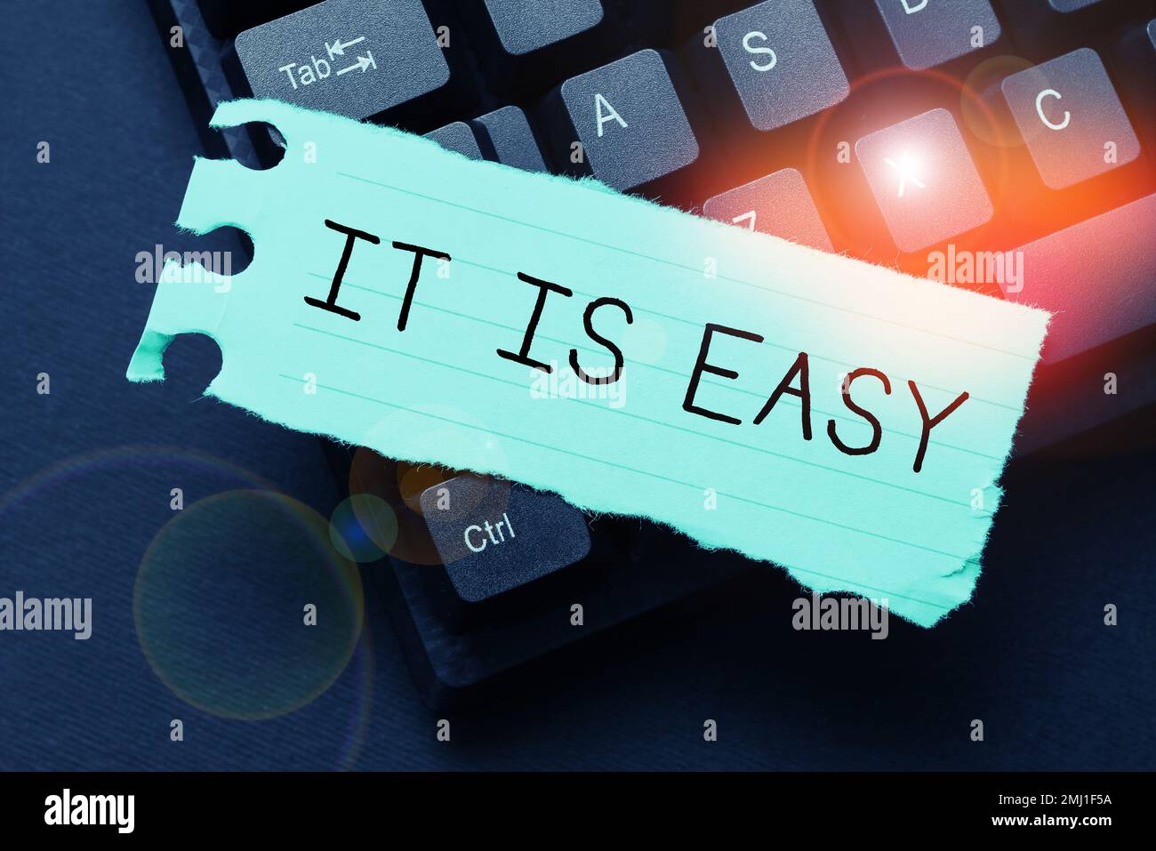 Inspiration showing sign It Is Easy, Business overview clear simple not ...