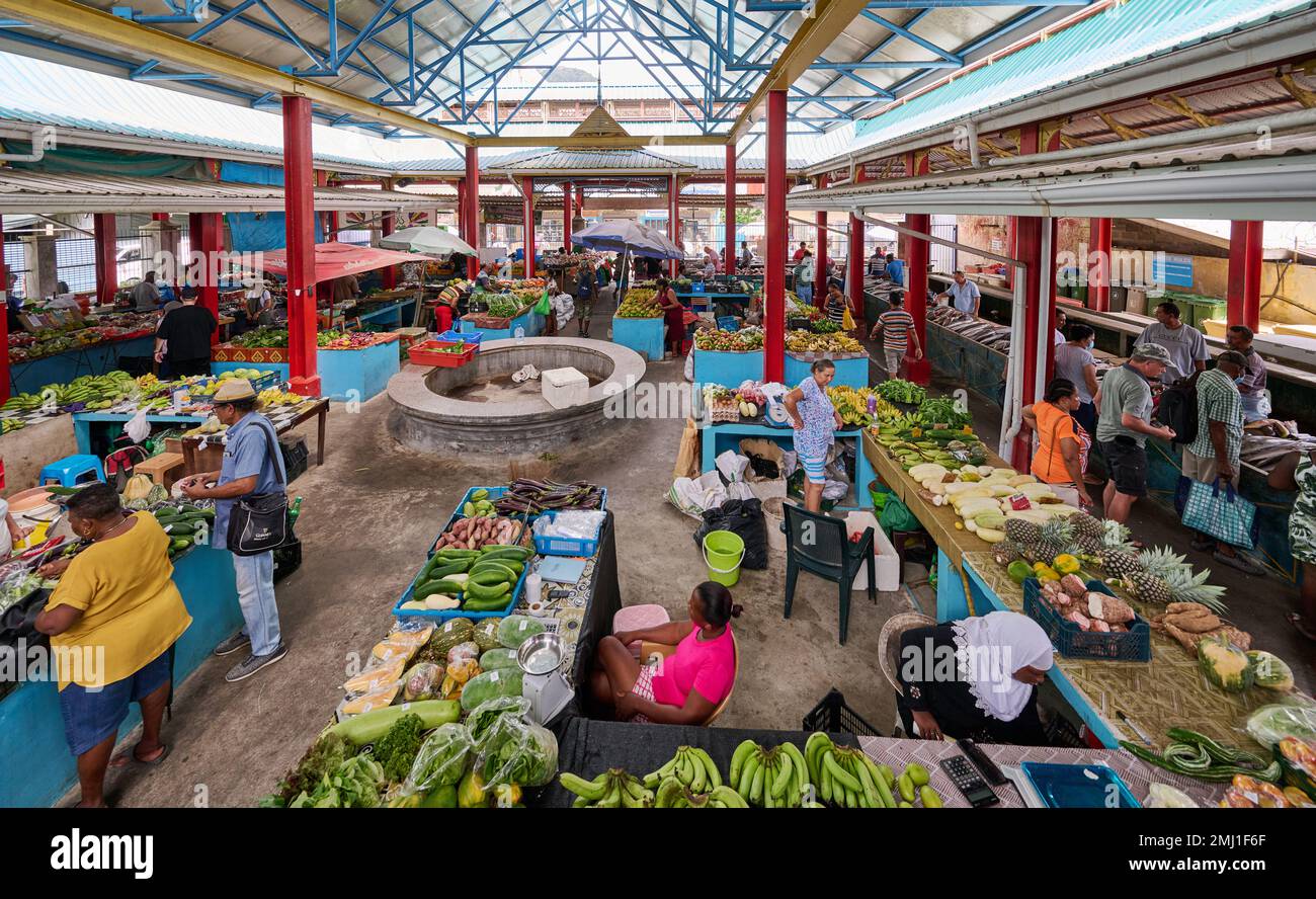 Victoria mahe markt hi-res stock photography and images - Alamy