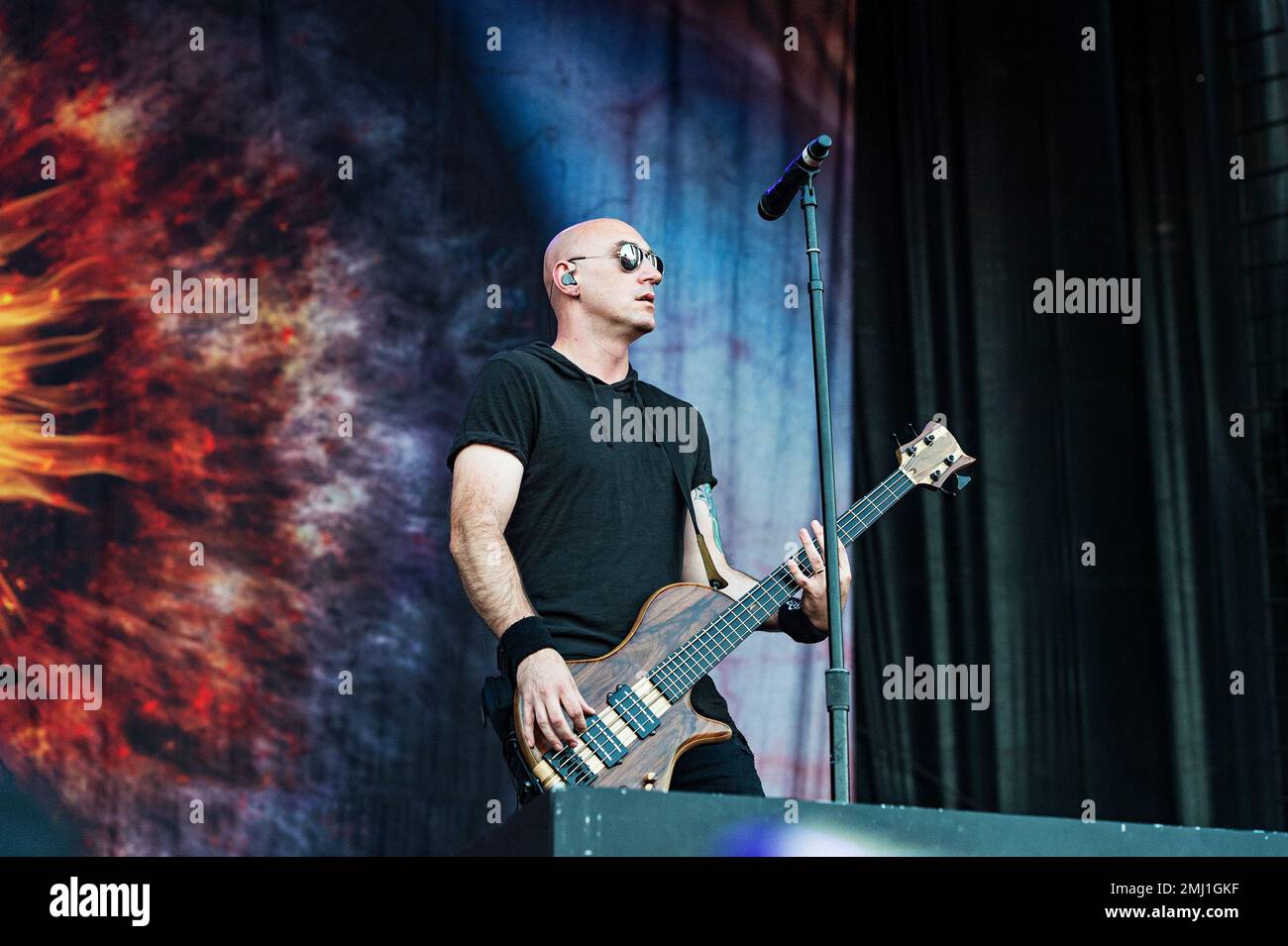 Aaron Bruch of Breaking Benjamin performs during Louder Than Life at ...