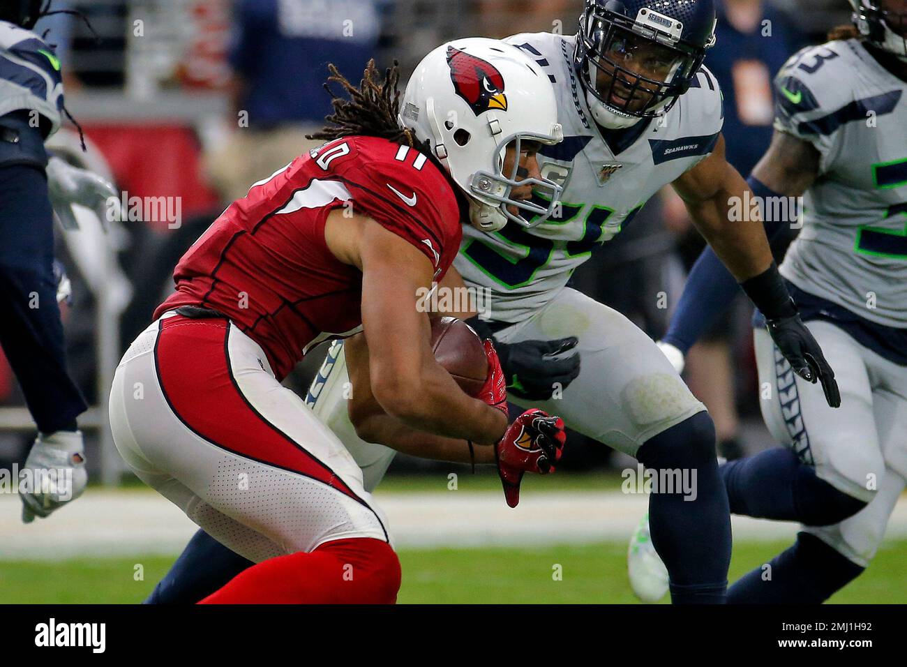 Arizona Cardinals wide receiver Larry Fitzgerald (11) catches his ...