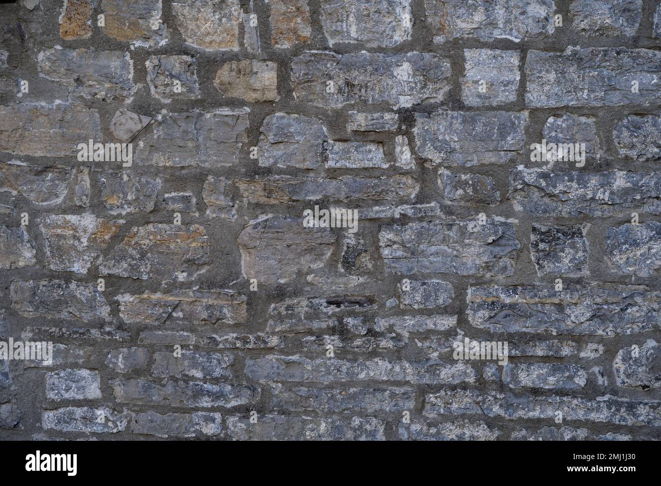 Stone wall structure of an old house Stock Photo - Alamy