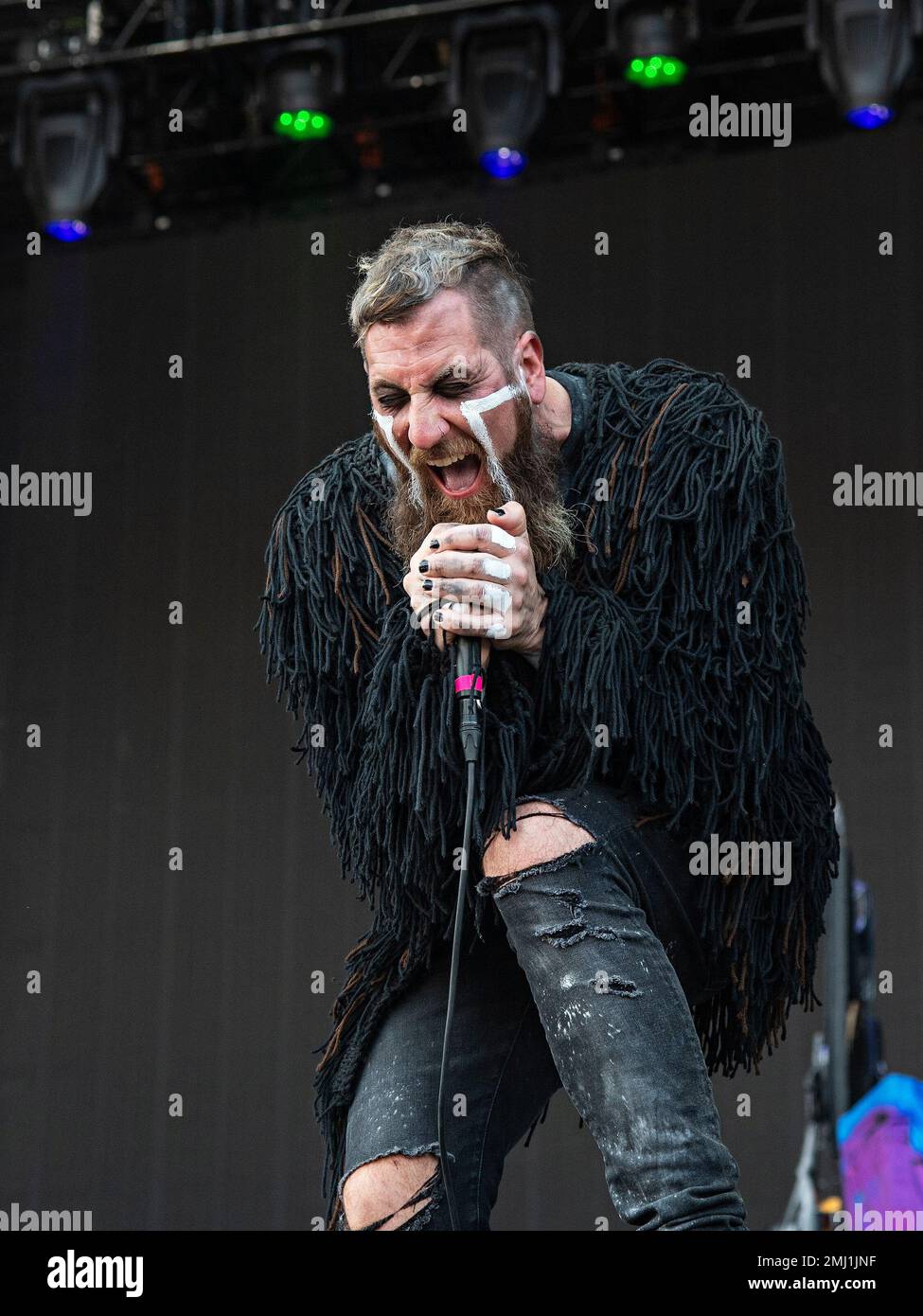 Joe Cotela of Ded performs during Louder Than Life at Highland Festival ...