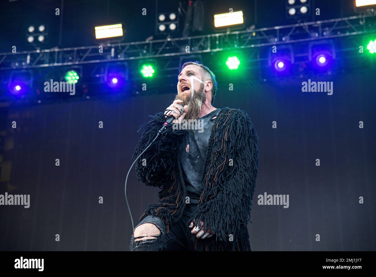 Joe Cotela of Ded performs during Louder Than Life at Highland Festival ...