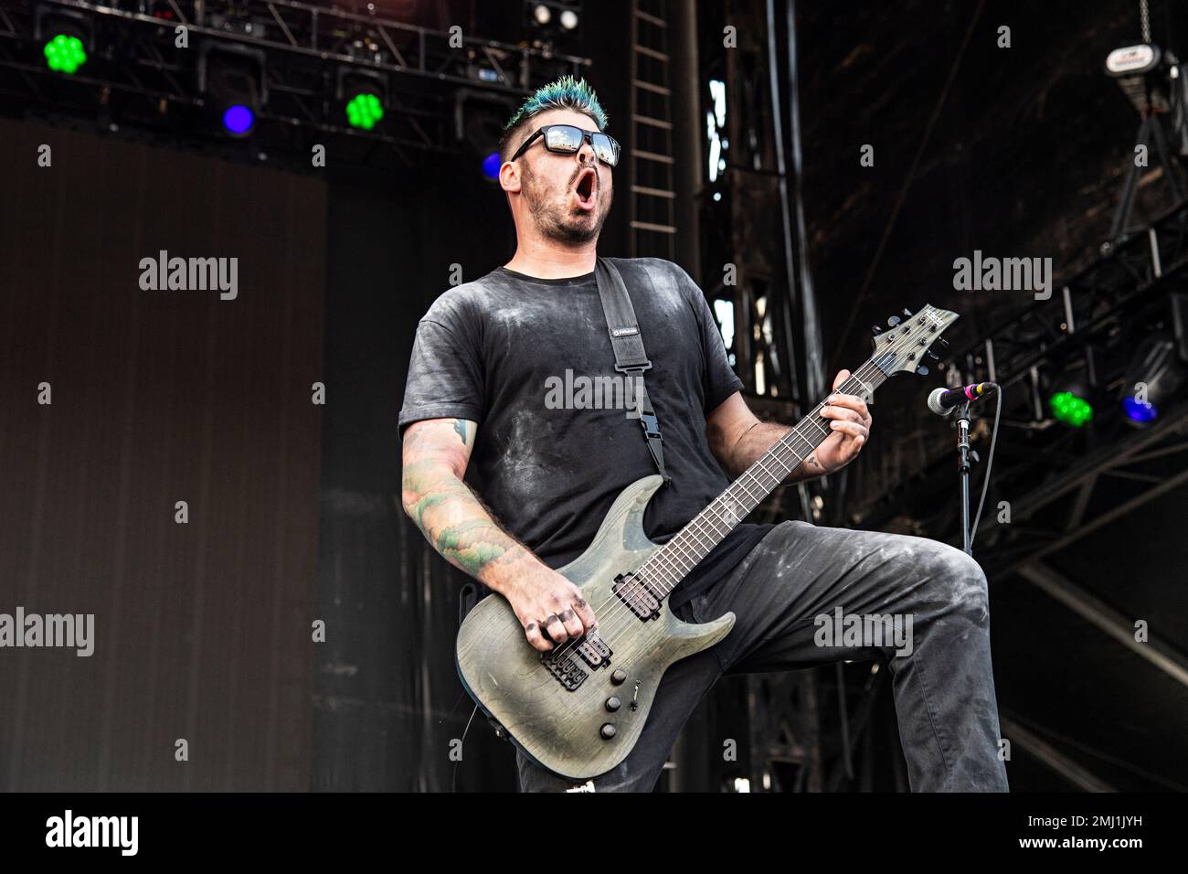 David Ludlow of Ded performs during Louder Than Life at Highland ...