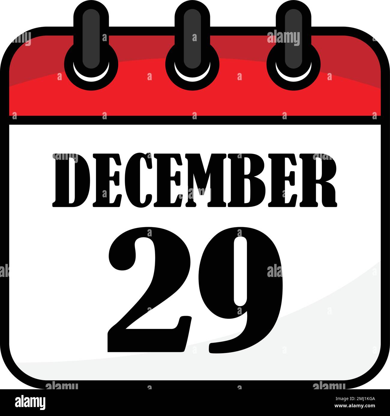 Number 29 red square Stock Vector Images - Alamy