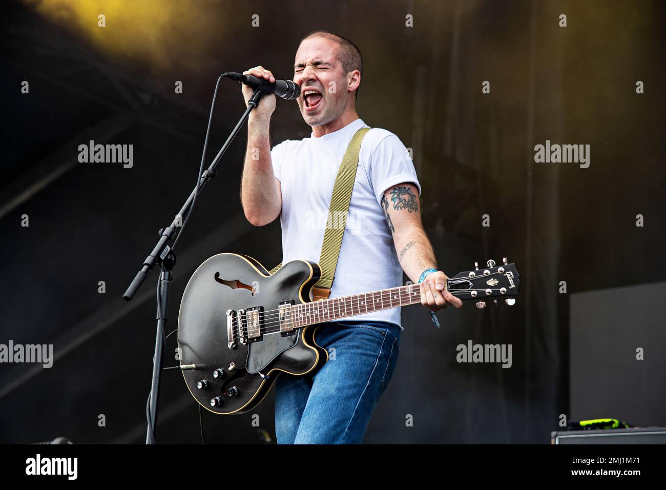 Tony Esposito of White Reaper performs during Louder Than Life at ...