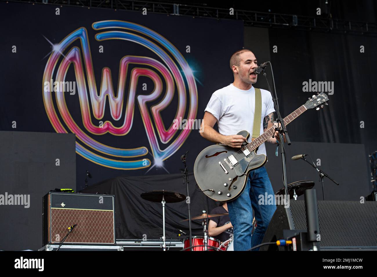 Tony Esposito of White Reaper performs during Louder Than Life at ...