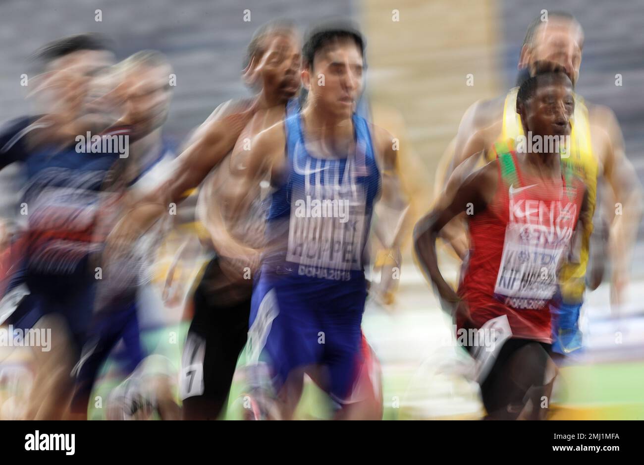 IN this picture shot with a slow shutter speed Bryce Hoppel, of the ...