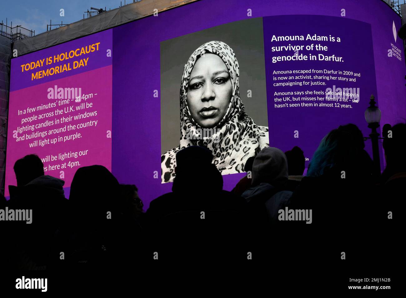 A photograph by British photographer Rankin shows Amouna Adam, a ...