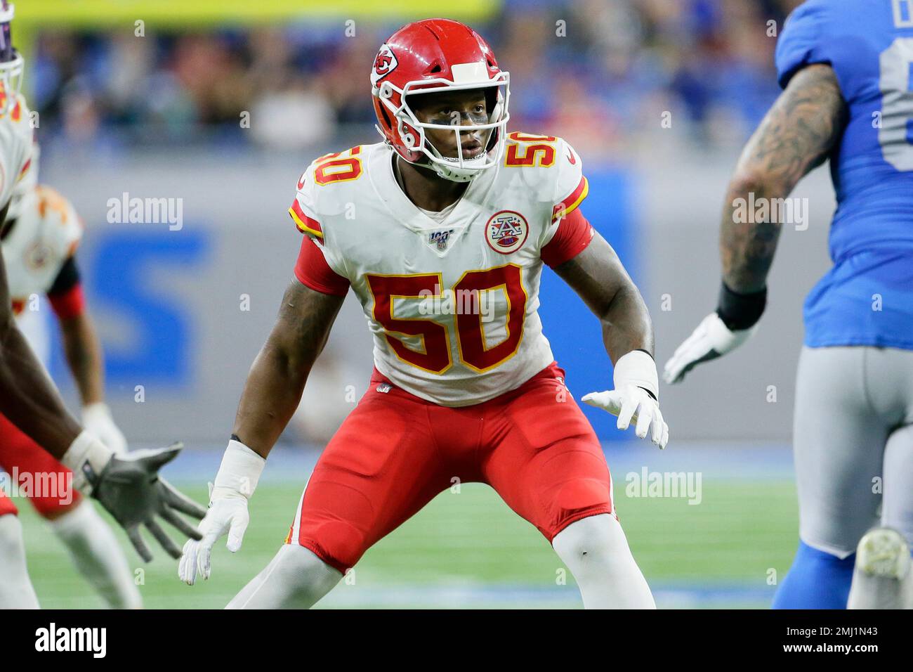 Kansas City Chiefs inside linebacker Darron Lee plays during the first ...