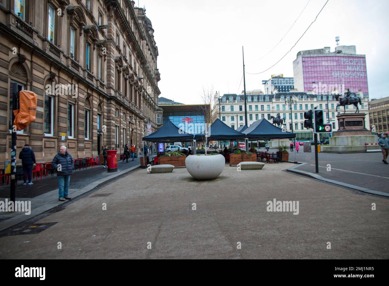 Glasgow George Square SNP Green Road ROT 2023 Stock Photo - Alamy