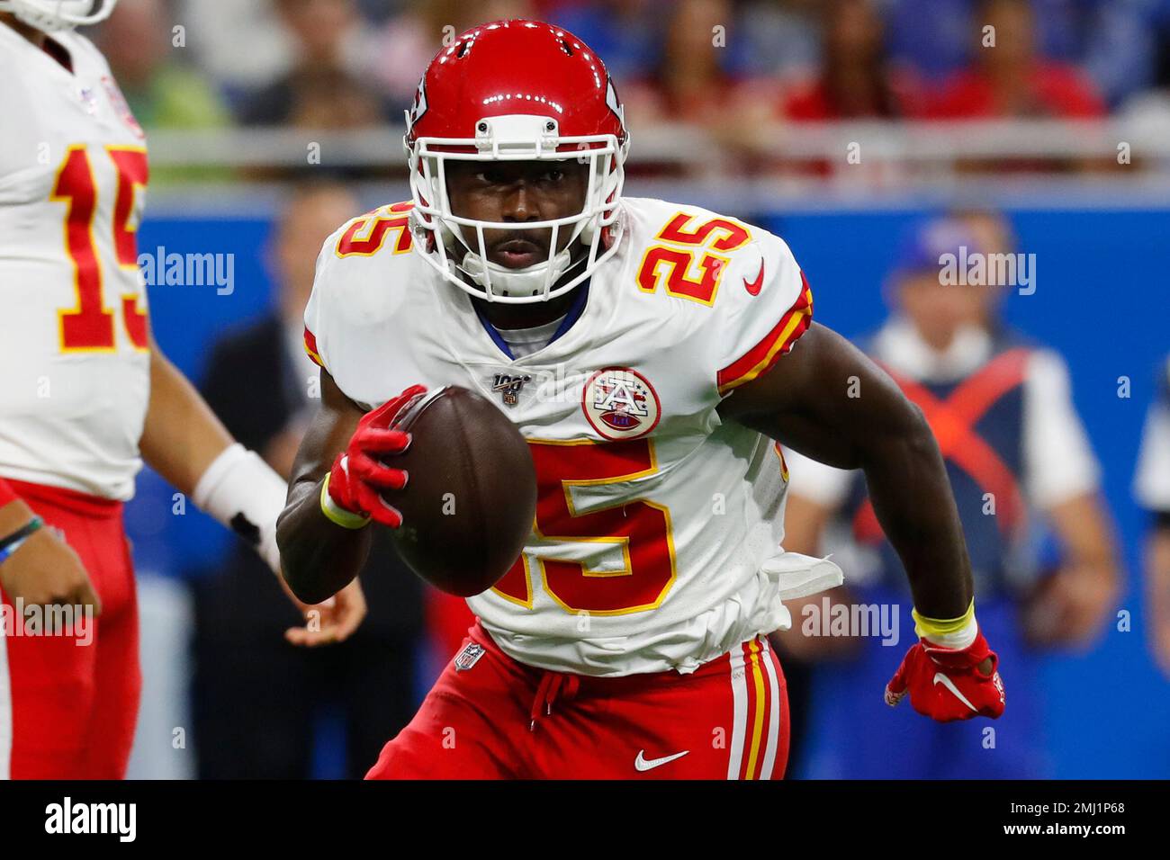 Kansas City Chiefs running back LeSean McCoy rushes during the first ...