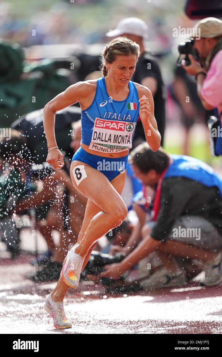 Laura DALLA MONTÀ participating in the 3000m steeplechase of the ...