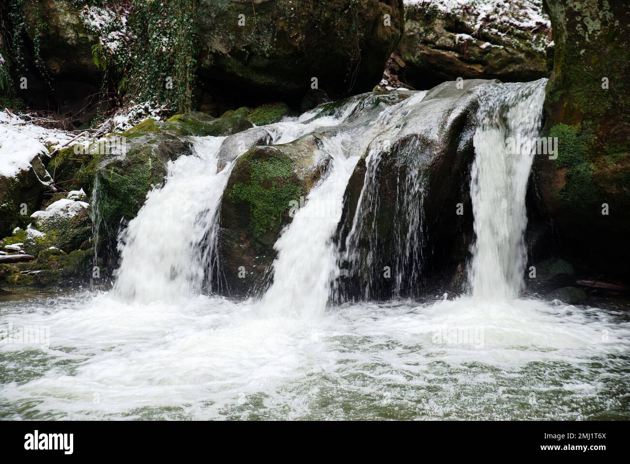 Mullerthal waterfall hi-res stock photography and images - Alamy