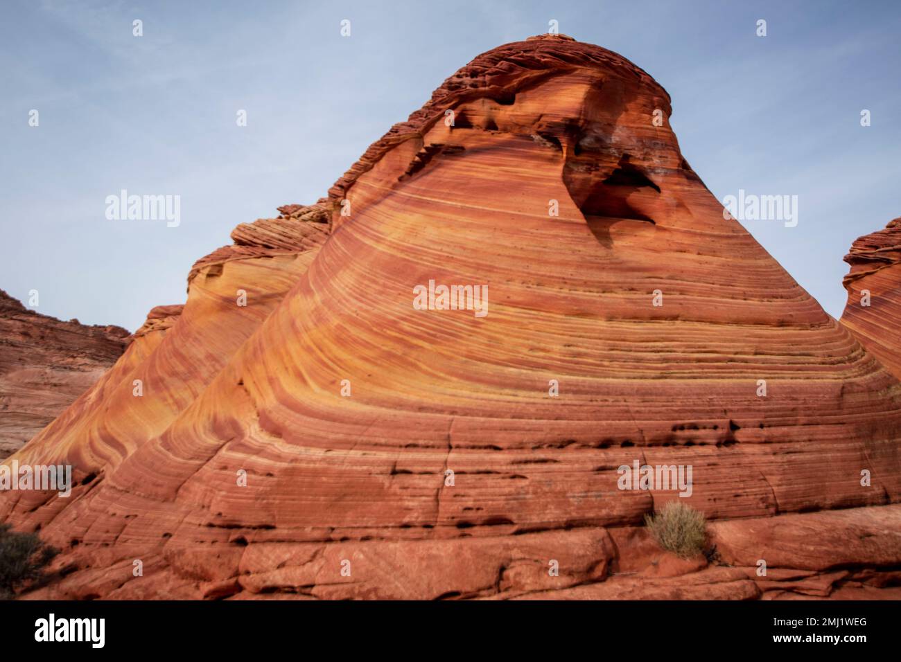 The Wave is a stunning geological formation in the Paria Canyon ...