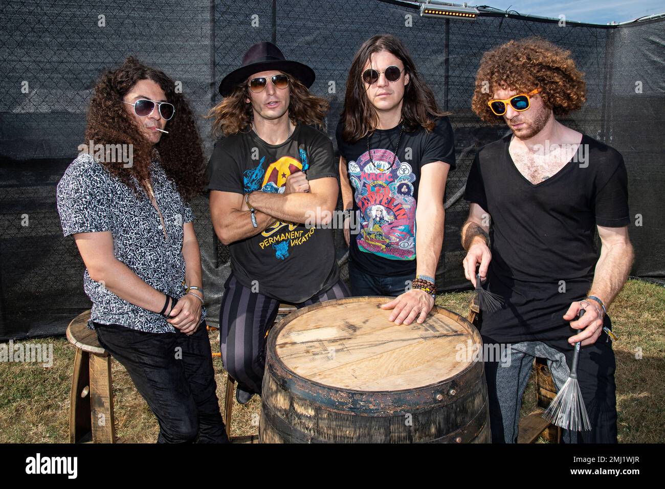 Justin Smolian, from left, Marc Labelle, John Notto, and Corey ...
