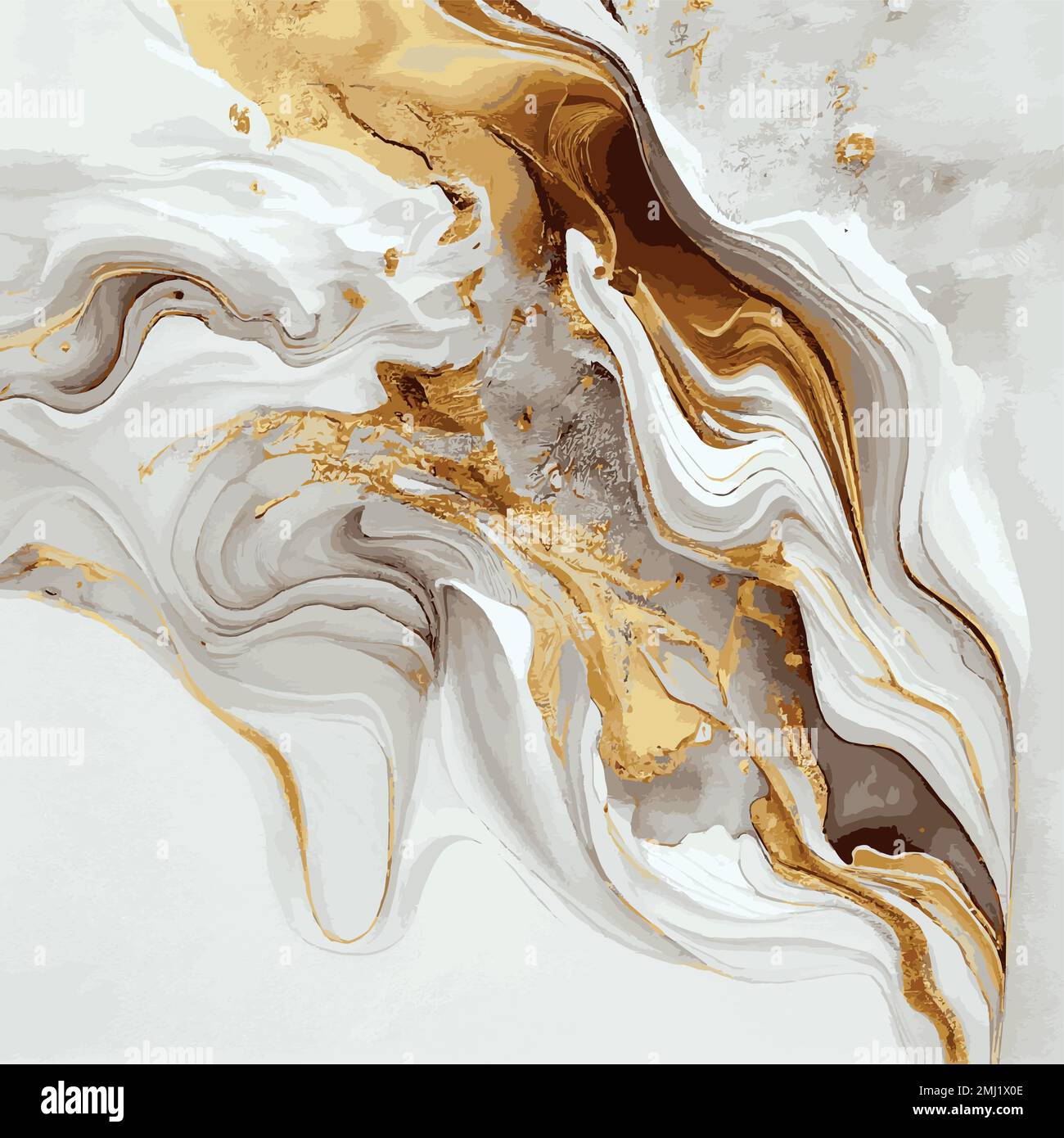 Marble texture design, colorful white gold marble surface, curved lines ...