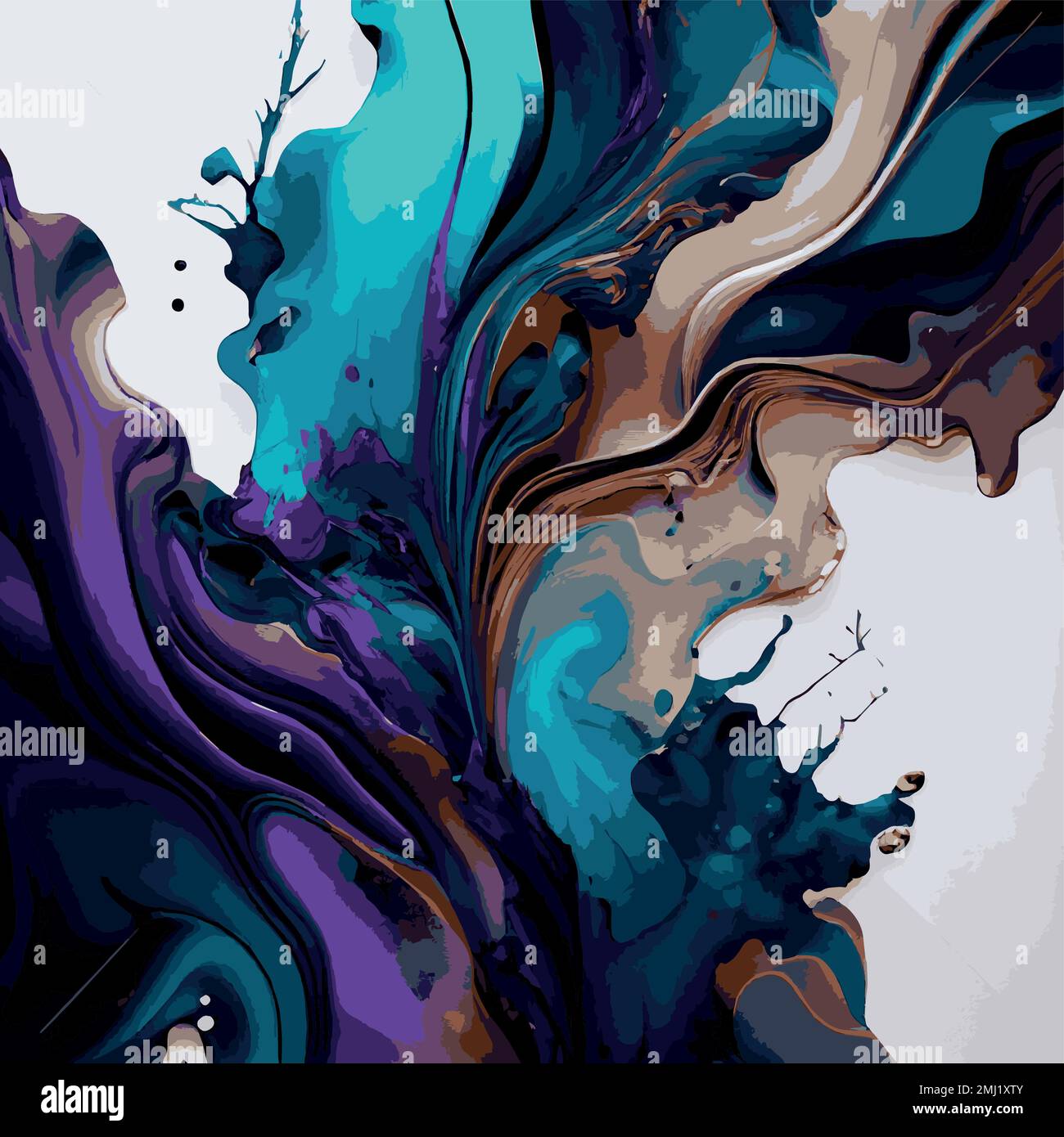 Marble texture design, colorful multicolored marble surface, curved ...