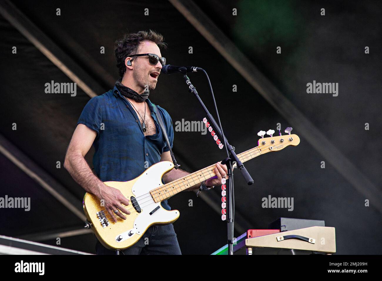 Josh Smith of Halestorm performs during Louder Than Life at Highland ...