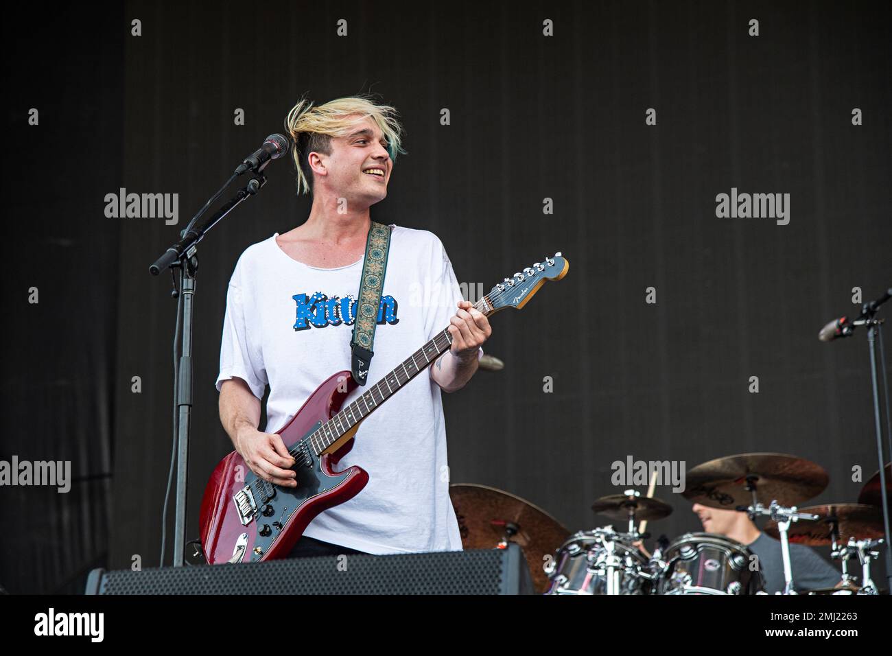 Josh Katz of Badflower performs during Louder Than Life at Highland ...