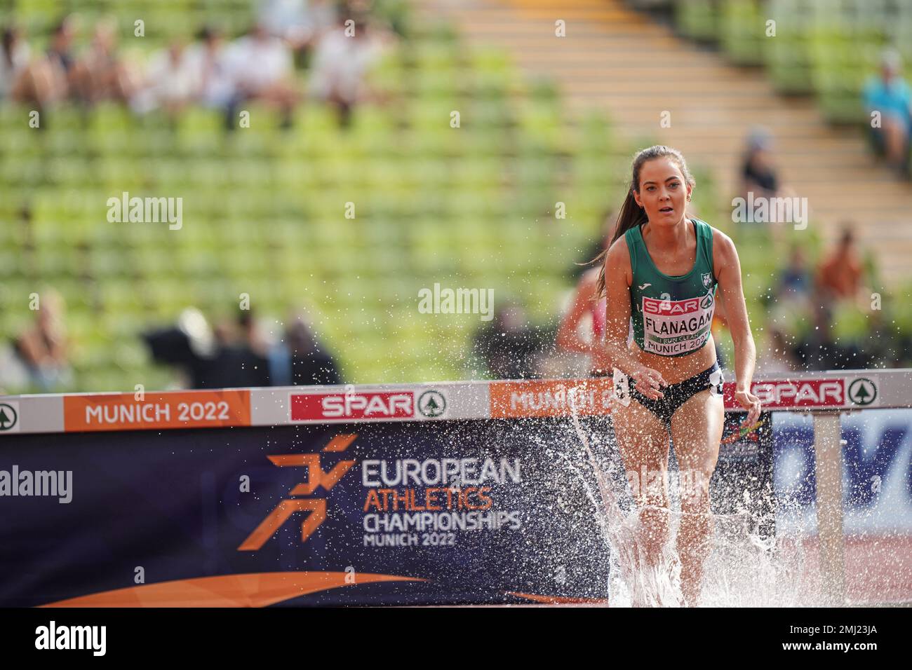 Eilish FLANAGAN participating in the 3000m steeplechase of the European ...