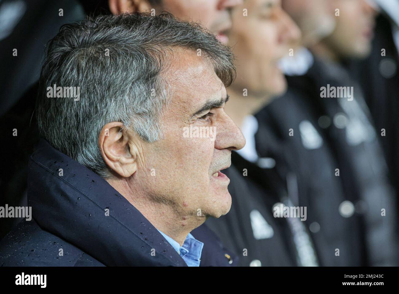ISTANBUL, TURKEY - JANUARY 27: head coach Senol Gunes of Besiktas ... ISTANBUL, TURKEY - JANUARY 27: head coach Senol Gunes of Besiktas ...
