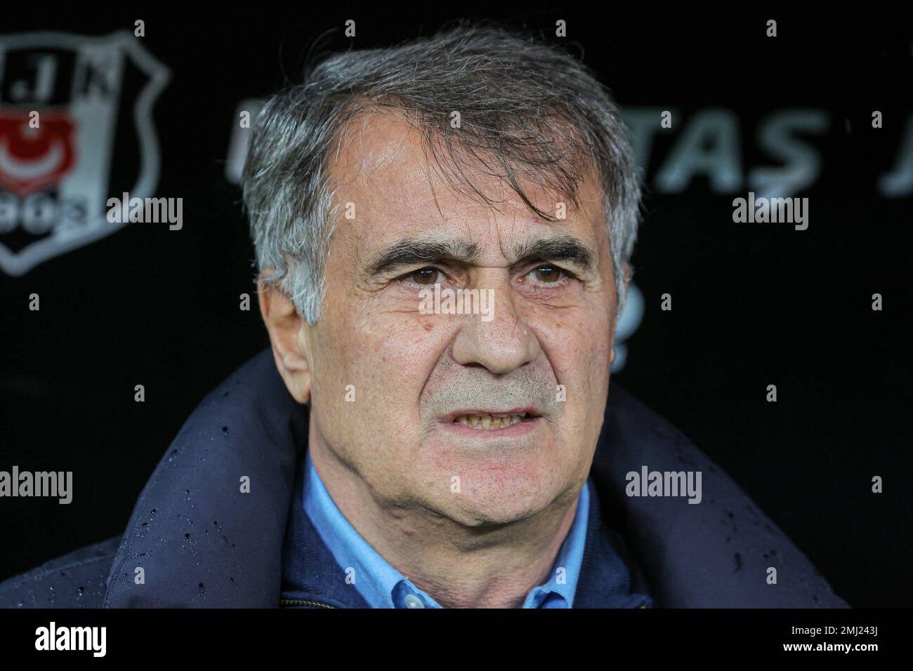 ISTANBUL, TURKEY - JANUARY 27: head coach Senol Gunes of Besiktas ... ISTANBUL, TURKEY - JANUARY 27: head coach Senol Gunes of Besiktas ...