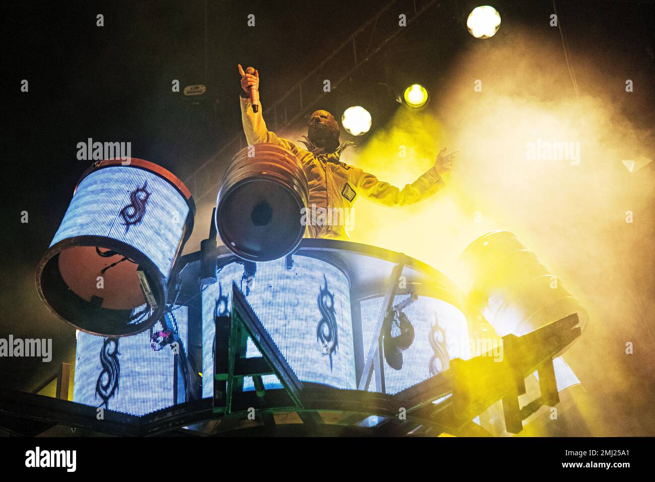 Tortilla Face of Slipknot performs during Louder Than Life at Highland ...