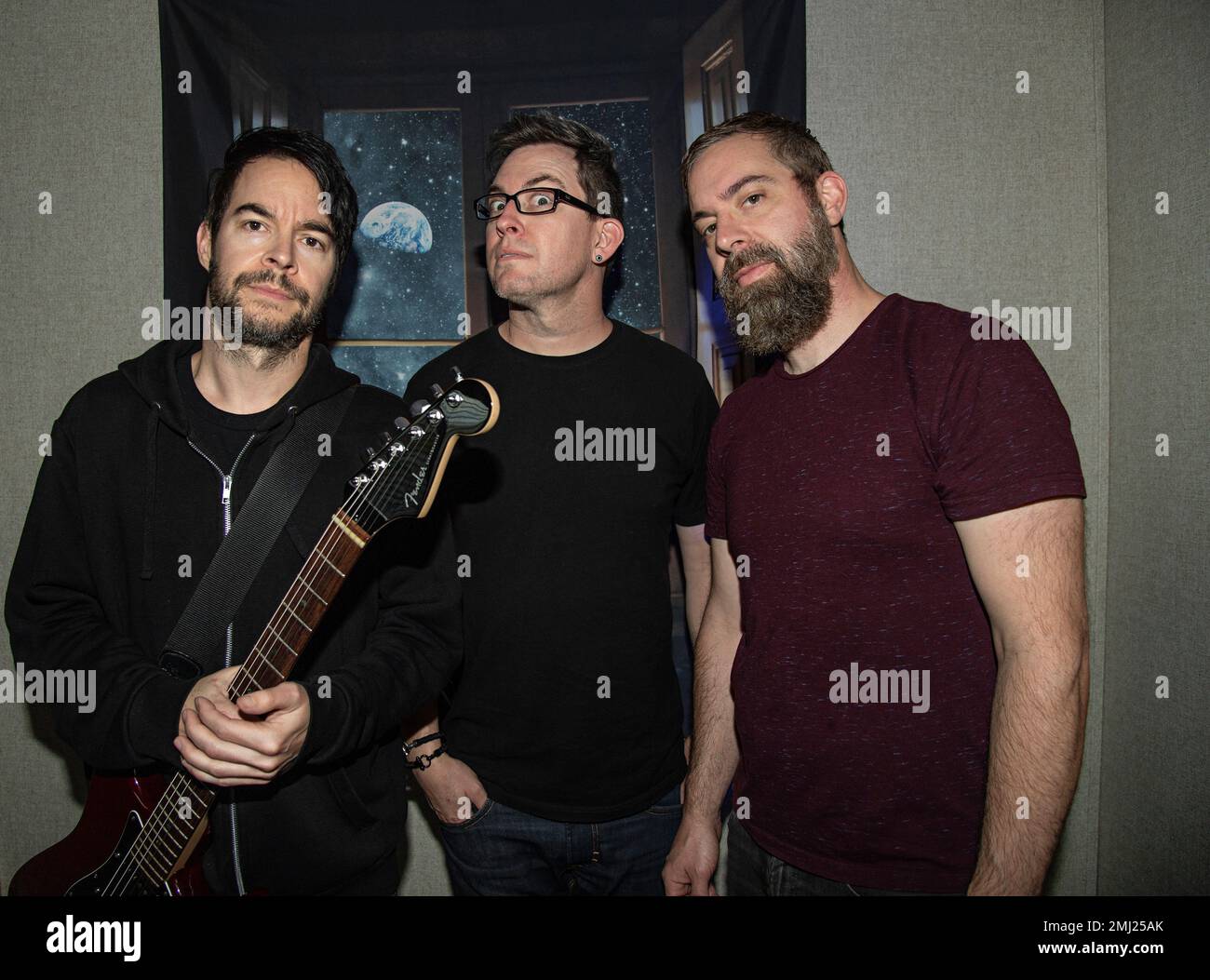 Pete Loeffler, from left, Sam Loeffler, and Dean Bernardini of Chevelle ...