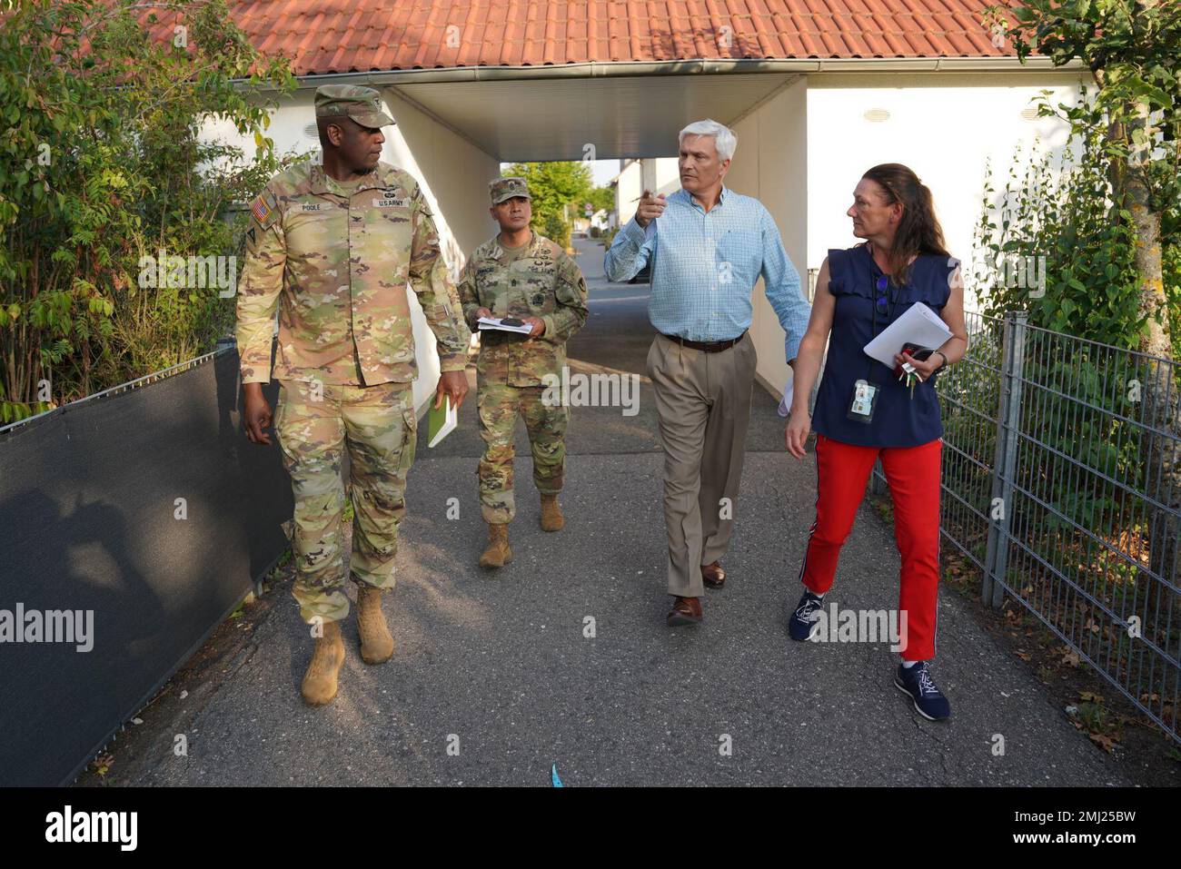 Garrison Commander Col. Kevin A. Poole, Garrison Command Sgt. Maj ...