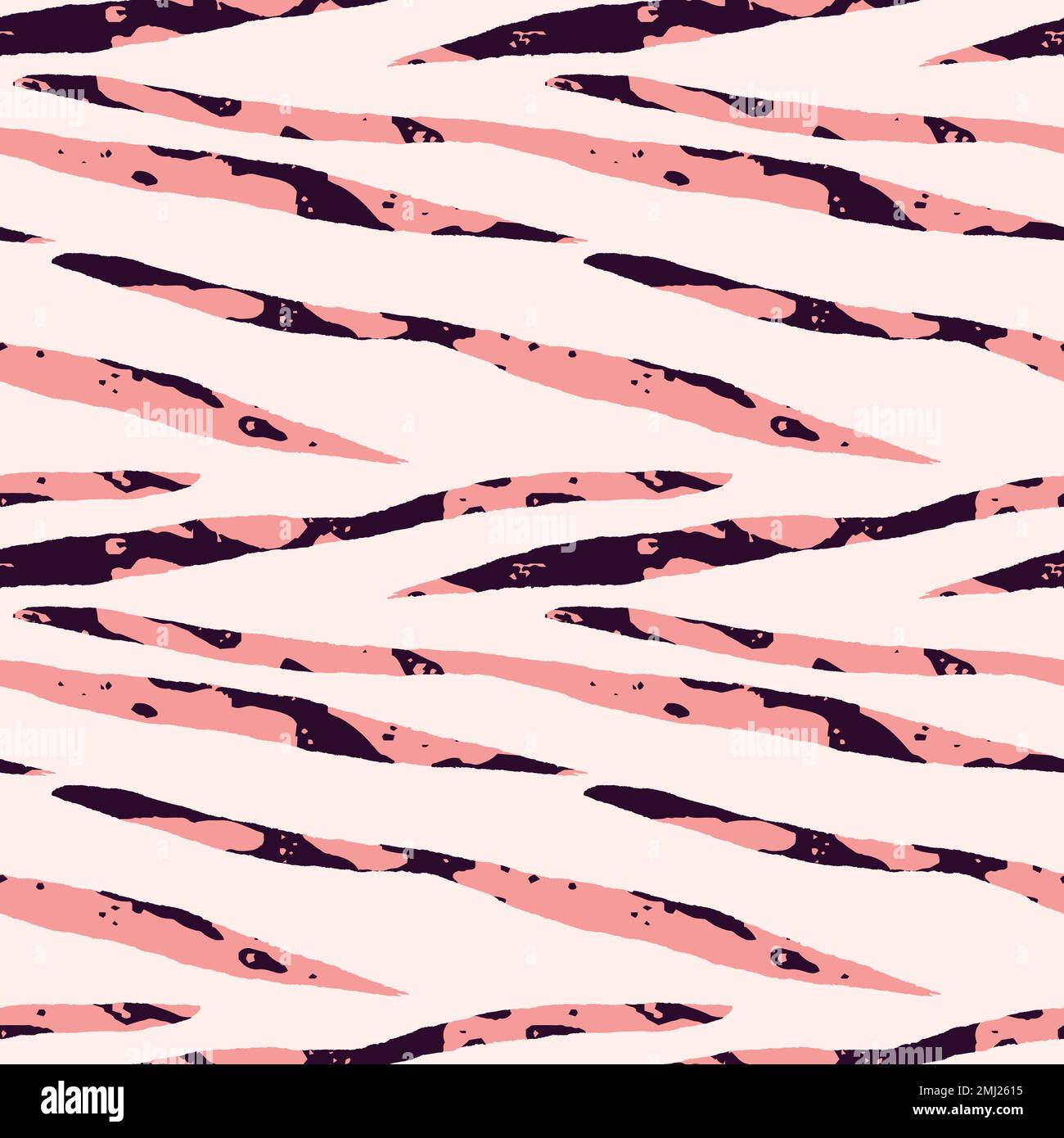 Abstract vector seamless pattern stripes with ink splashes for ...