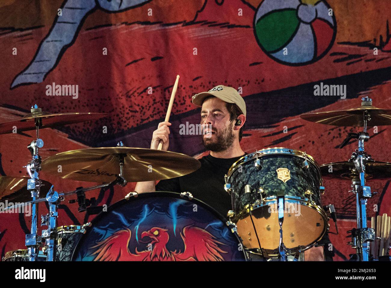 Alex Shelnutt of A Day to Remember performs during Louder Than Life at ...