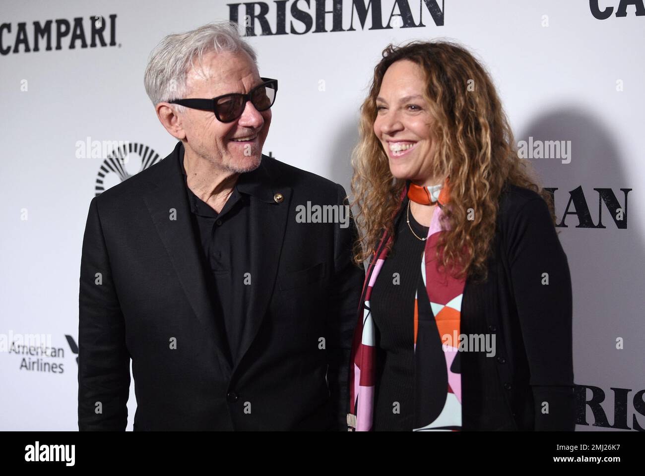 Harvey Keitel, left, and Daphna Kastner attend the world premiere of ...