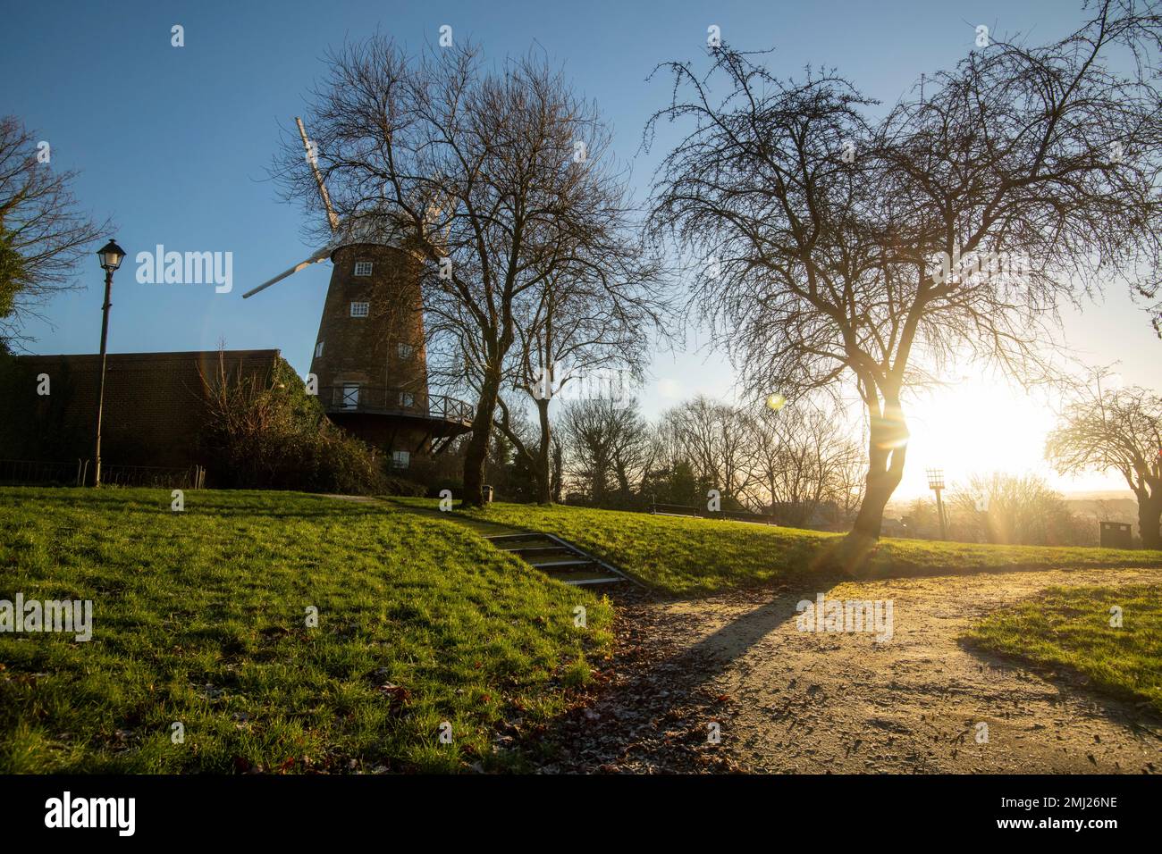 Early morning sunrise light at Green's Windmill and Science Centre ...