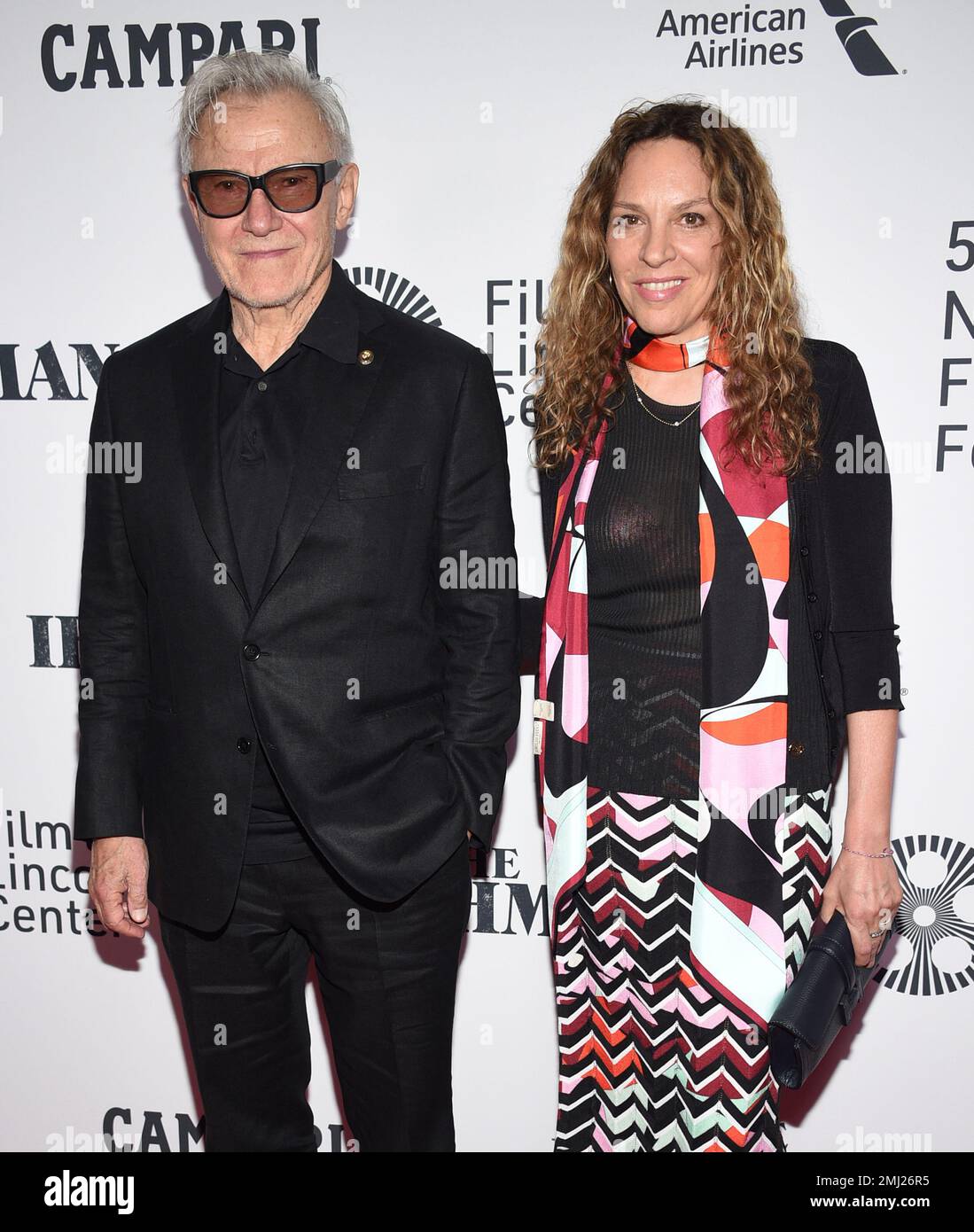 Harvey Keitel, left, and Daphna Kastner attend the world premiere of ...
