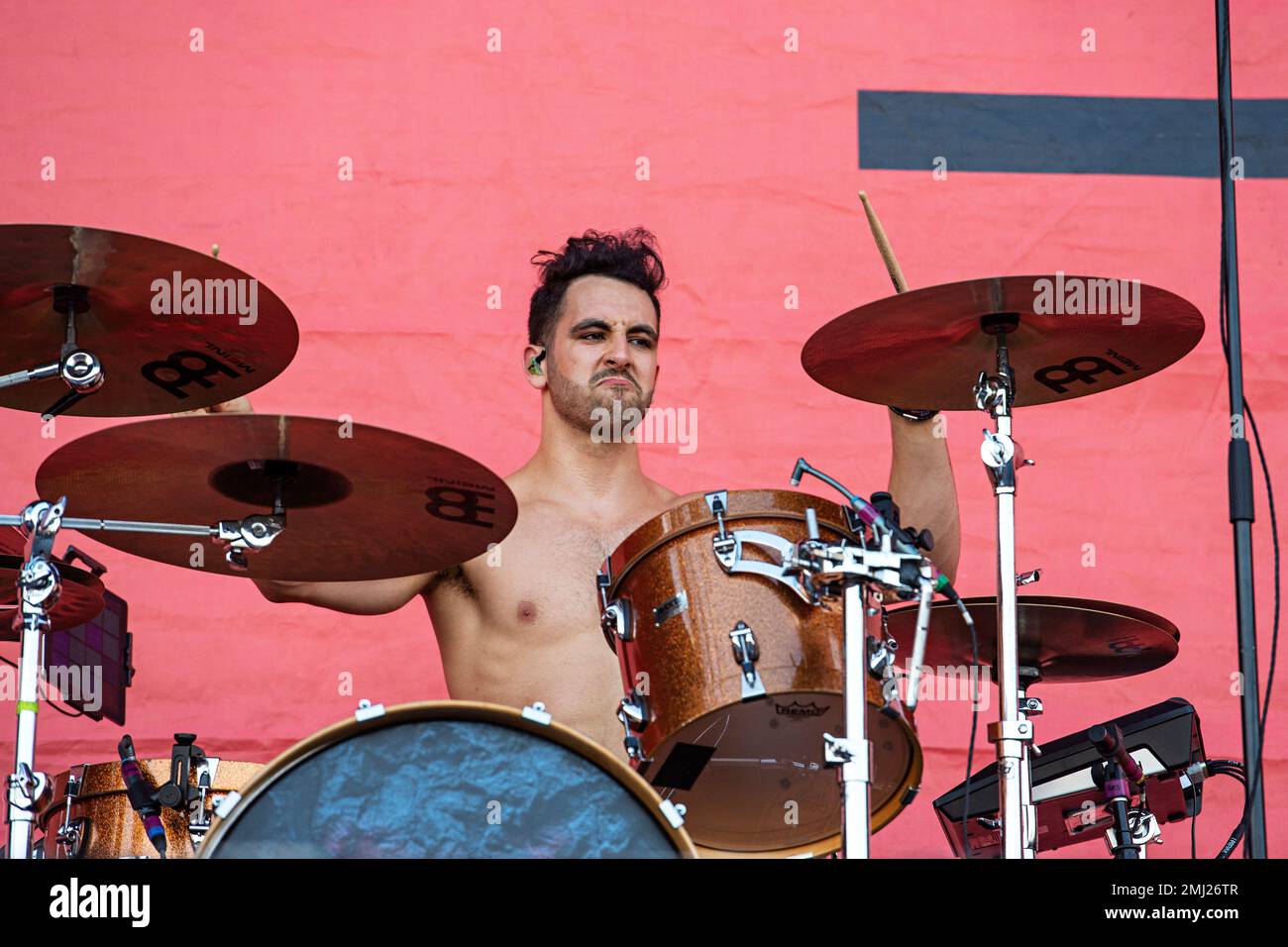 Gabe Helguera of I Prevail performs during Louder Than Life at Highland ...