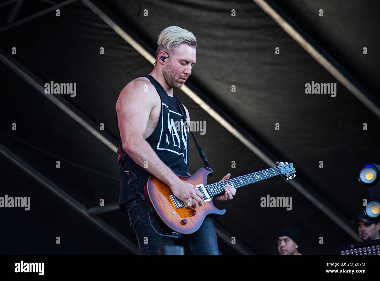 Steve Menoian of I Prevail performs during Louder Than Life at Highland ...