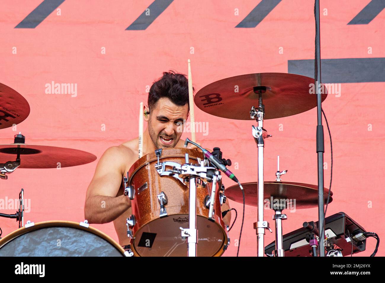 Gabe Helguera of I Prevail performs during Louder Than Life at Highland ...