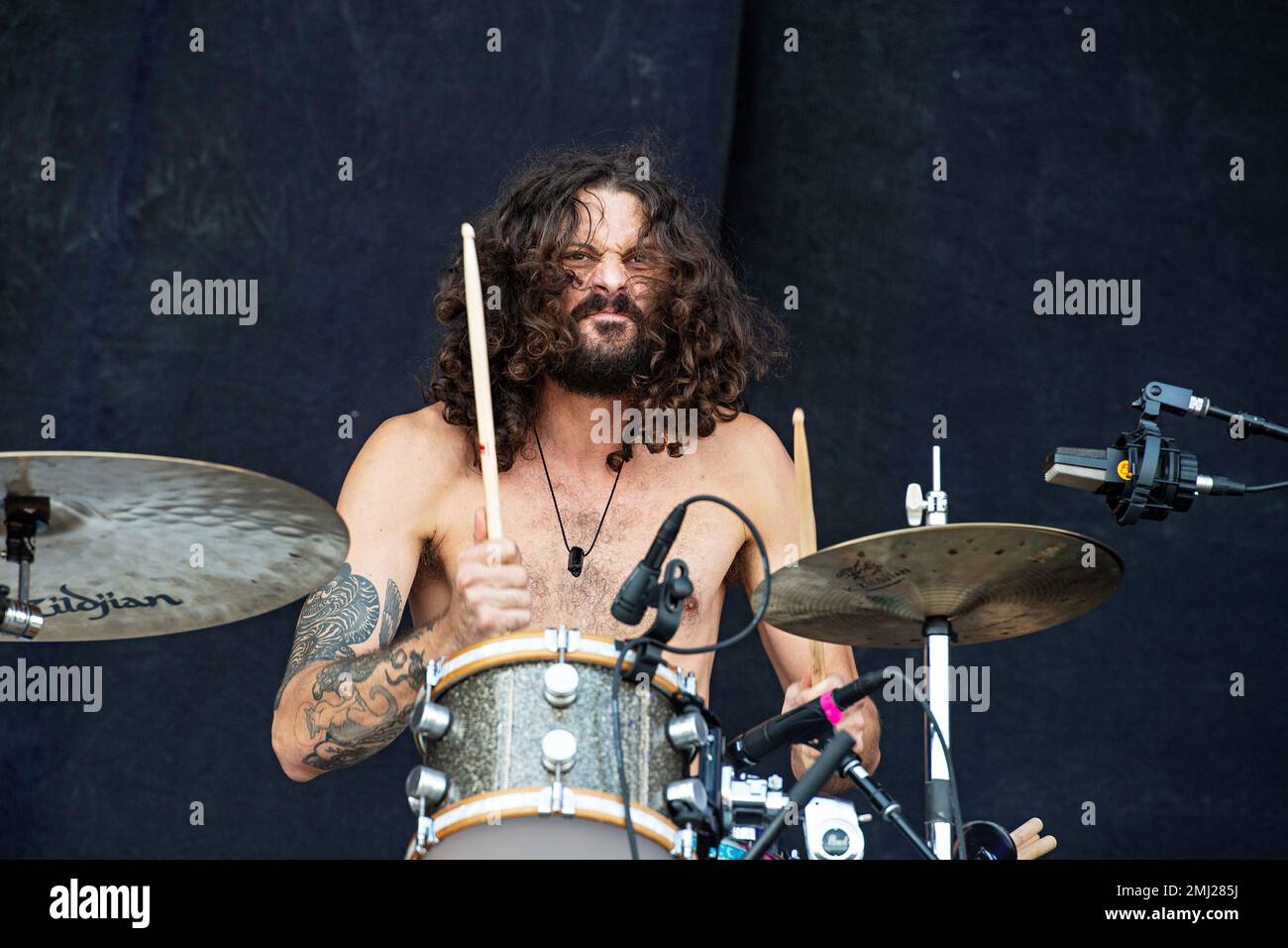 Robby Staebler of All Them Witches performs during Louder Than Life at ...