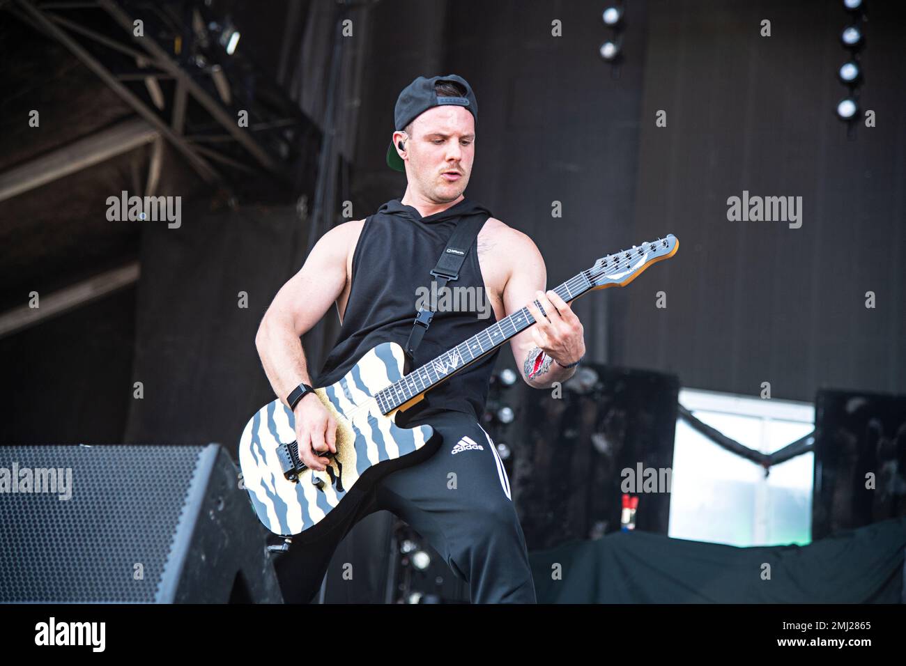 Jason Spencer of Wilson performs during Louder Than Life at Highland ...
