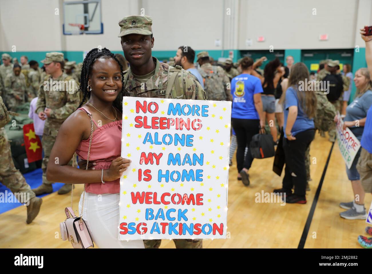 Staff Sgt. Richard Atkinson, assigned to the 3rd Brigade Support ...